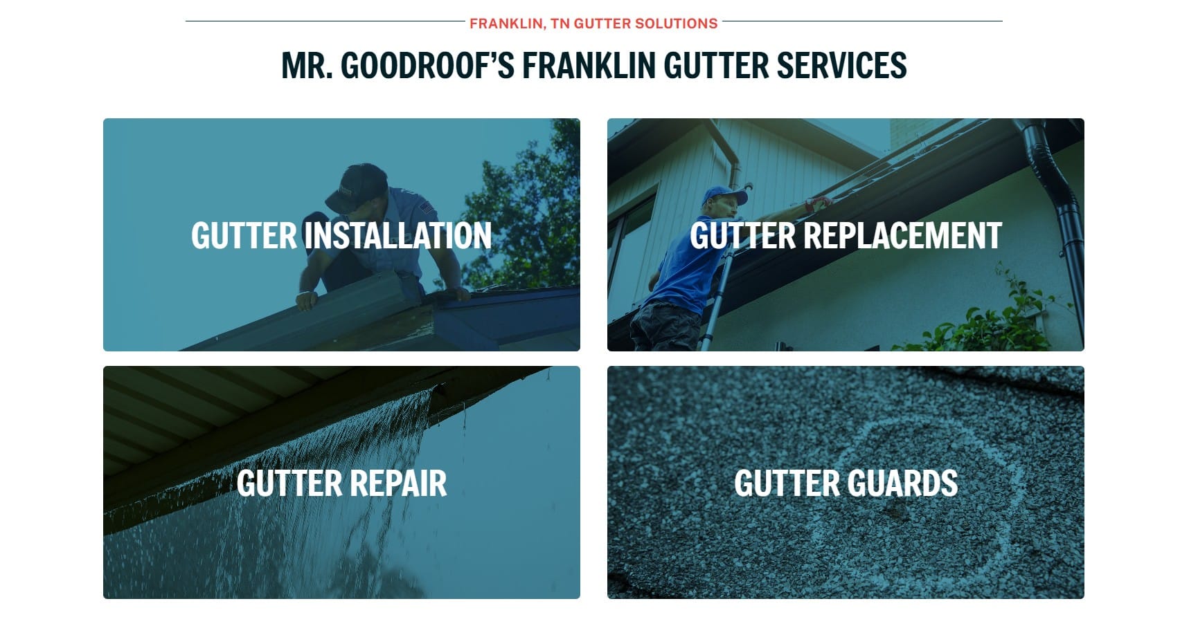 Best Gutter Repair Near Franklin TN | Mr. GoodRoof - Mr. GoodRoof
